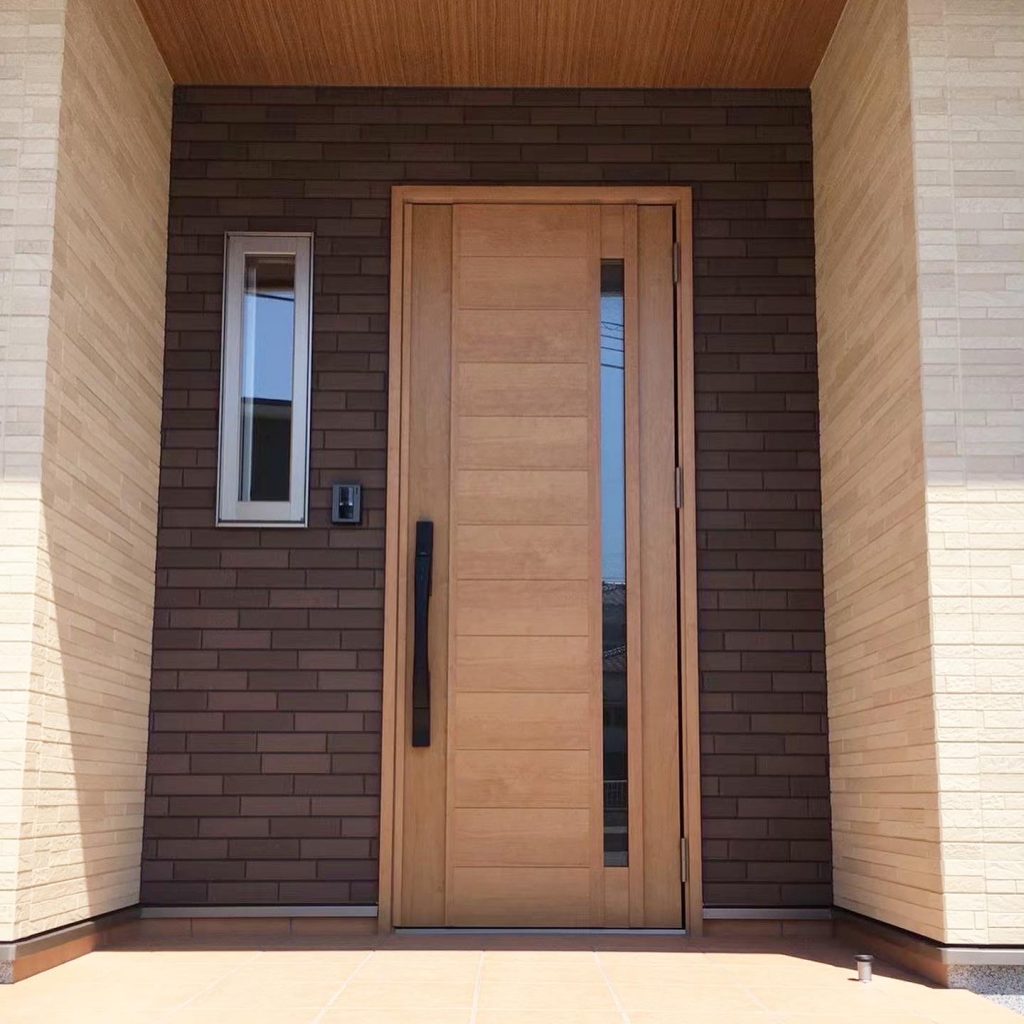 施工例 〜玄関ドア編〜 / 768万円からの家づくり【宇佐市のしろねこ住宅】 | しろねこ住宅